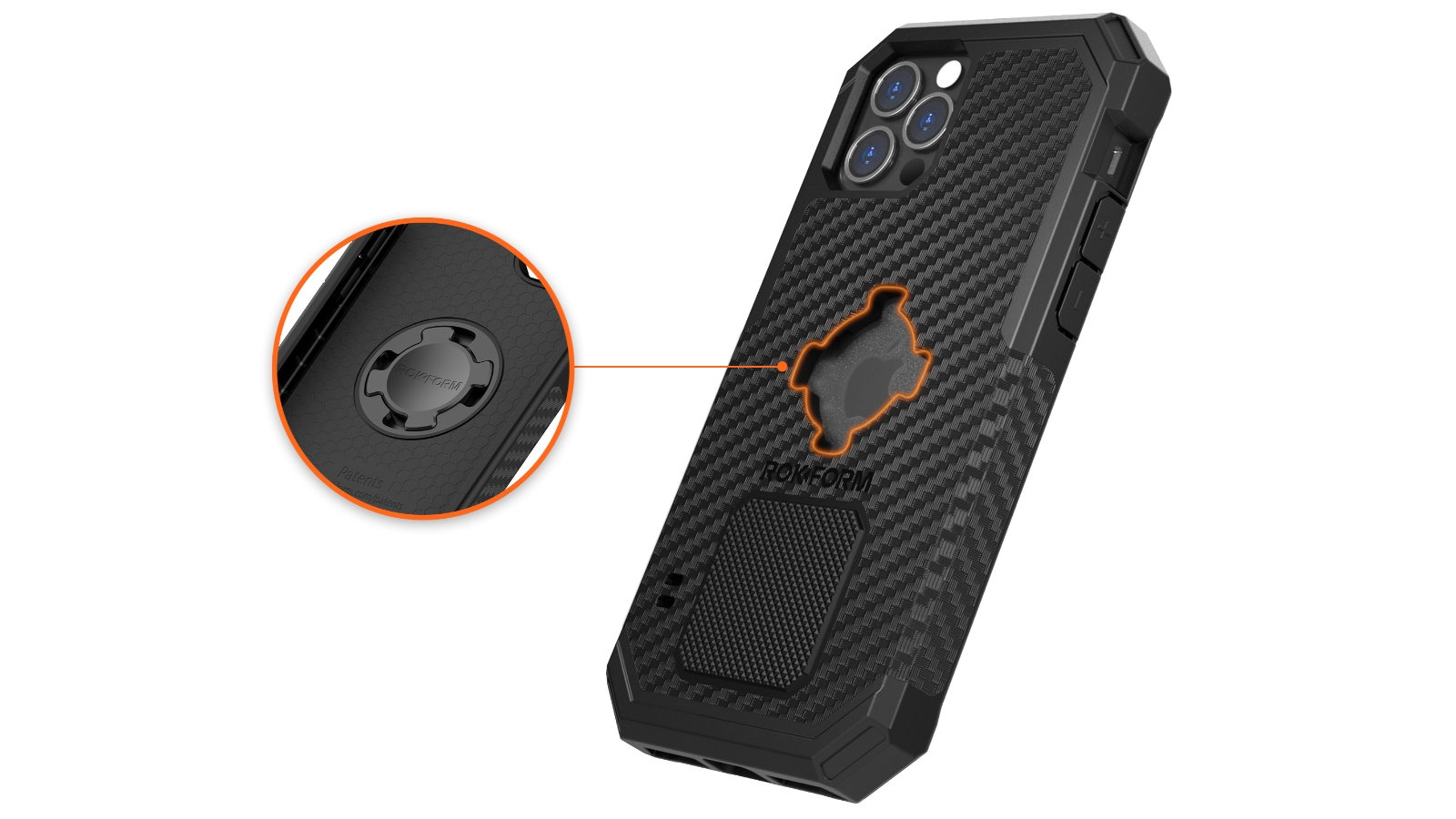 Rokform iPhone 12 / iPhone 12 Pro 6.1 inch Rugged Case - Black | Harvey ...