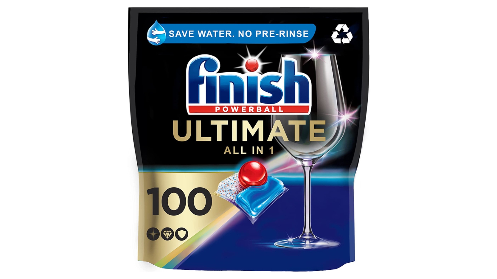 Finish Powerball 100 Piece Dishwasher Pods - Pack of 2 | Harvey Norman