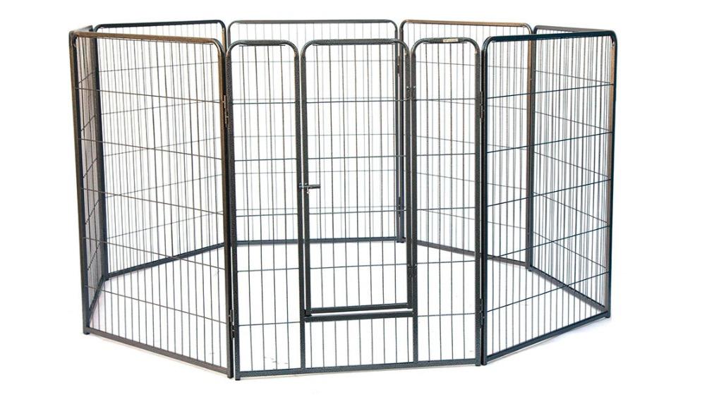 Flyline 8 Panel Galvanised Pen Run for Dog Chicken Chook Rabbit Cat ...