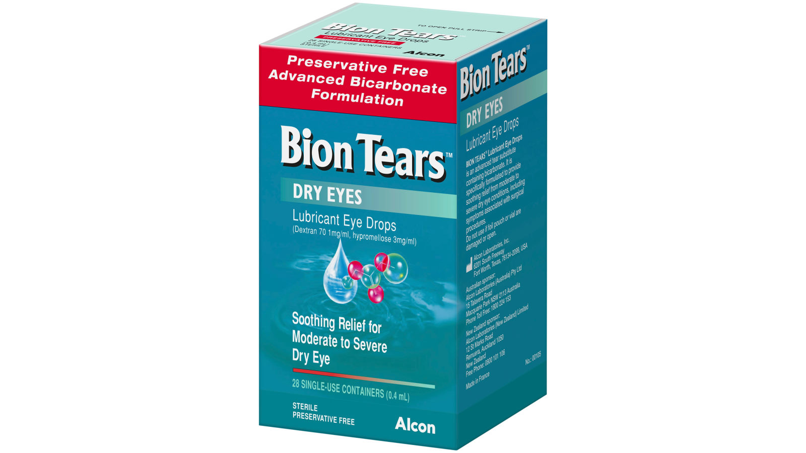 Bion Tears 28 x 0.4ml Vials Lubricant Eye Drops | Harvey Norman