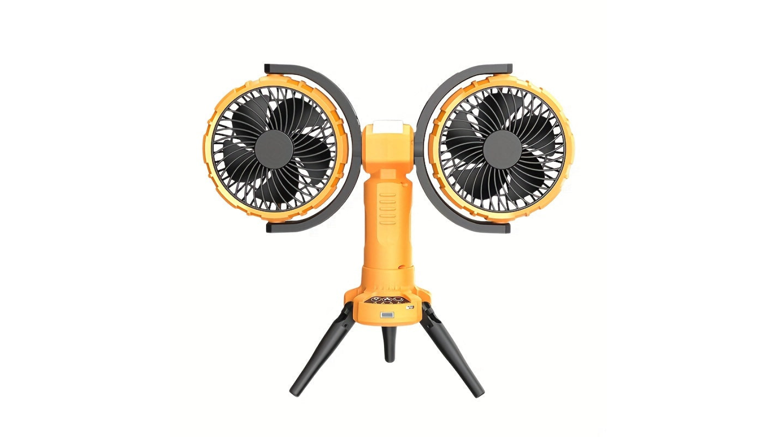 NNETM Dual-Head Rechargeable Desk Fan with 4-Speed Control | Harvey Norman