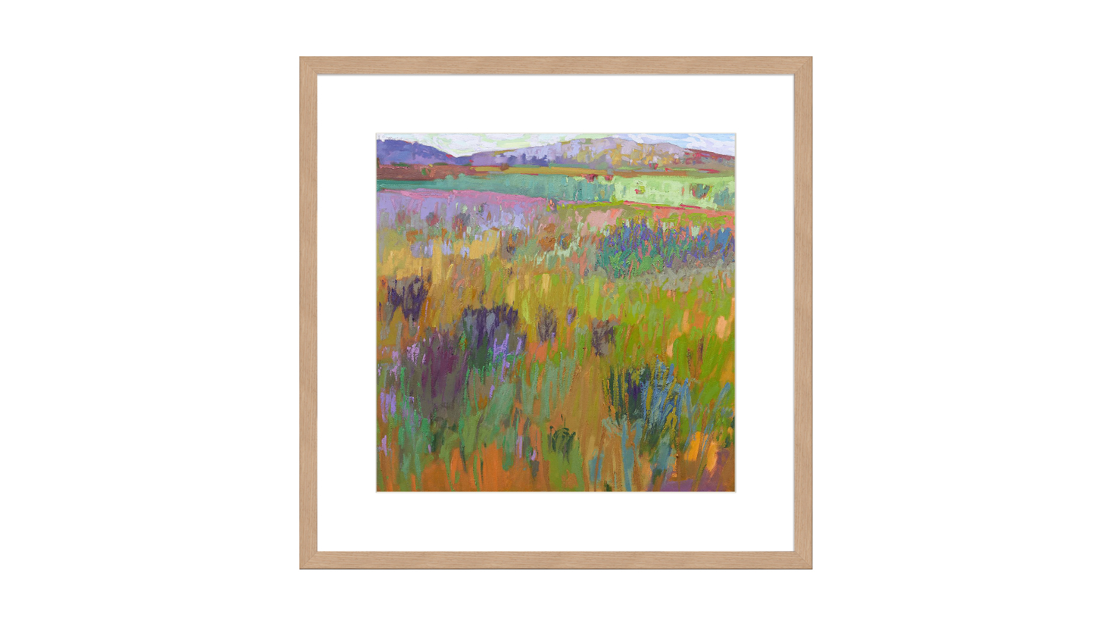 La Grolla After a Spring Rain Natural Frame Wall Art - 56 x 56cm ...