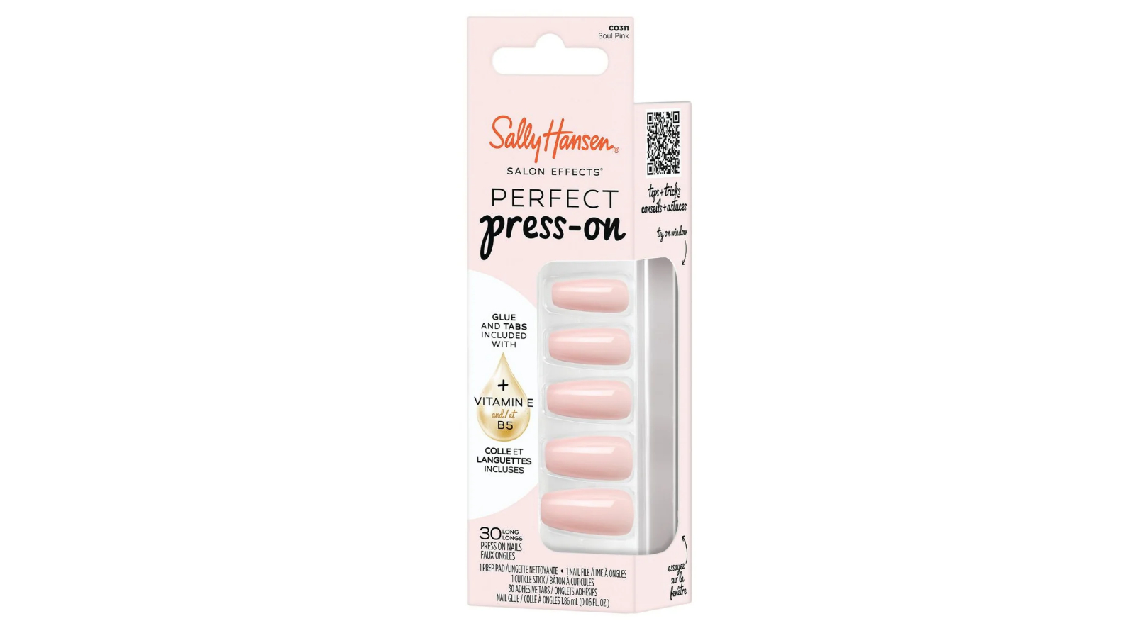 Sally Hansen Perfect Press-On Soul - Pink | Harvey Norman