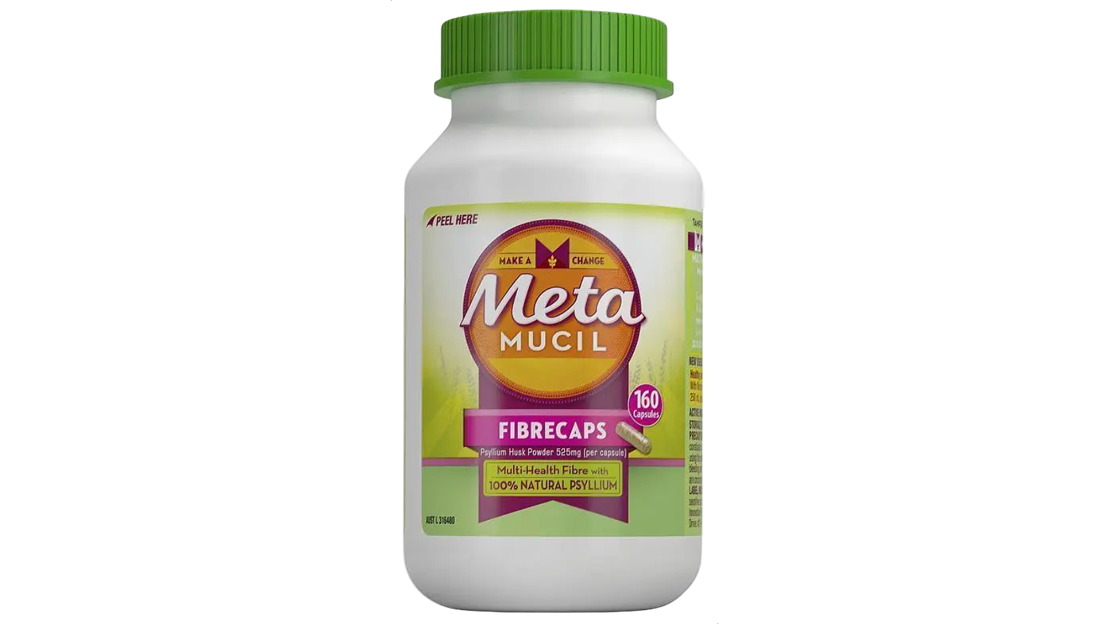 Metamucil Fibrecaps 160 Capsule Supplement | Harvey Norman