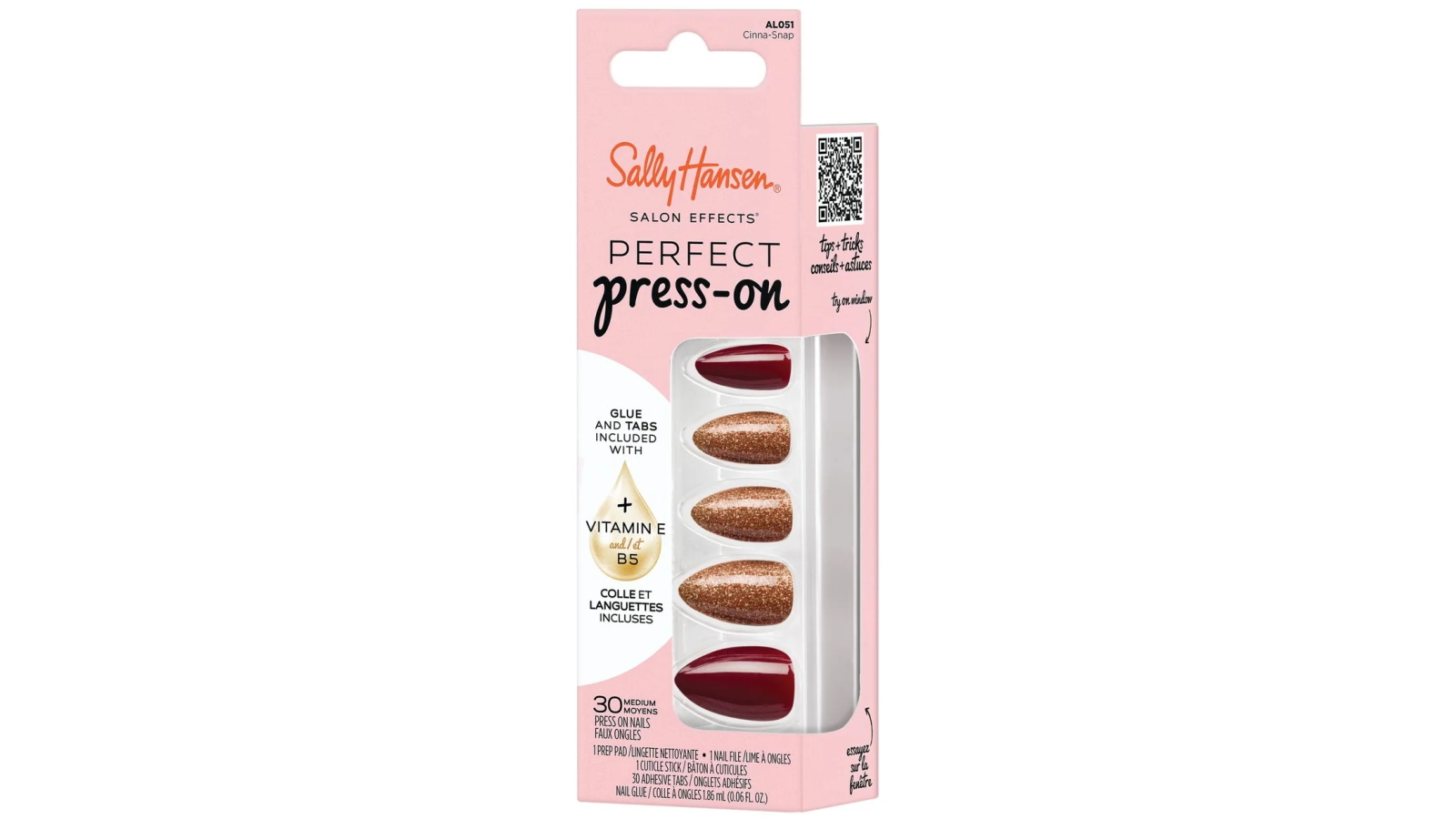 Sally Hansen Salon Effects Cinna Snap Perfect Press On Nails | Harvey ...