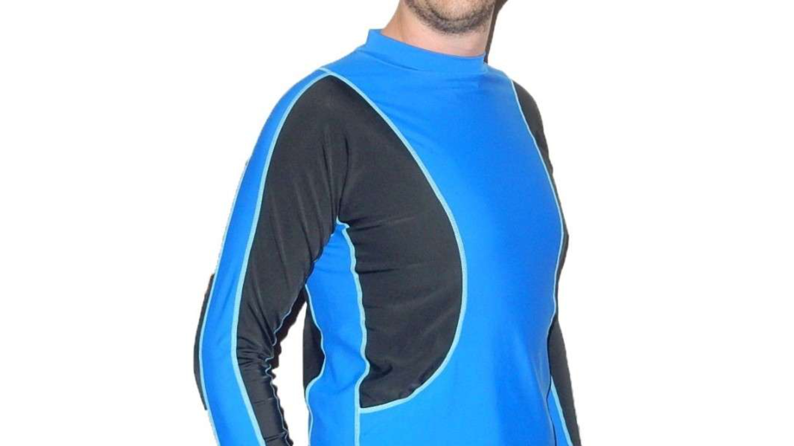 Radicool Royal/Black Mens Long Sleeve Rashie - Small | Harvey Norman