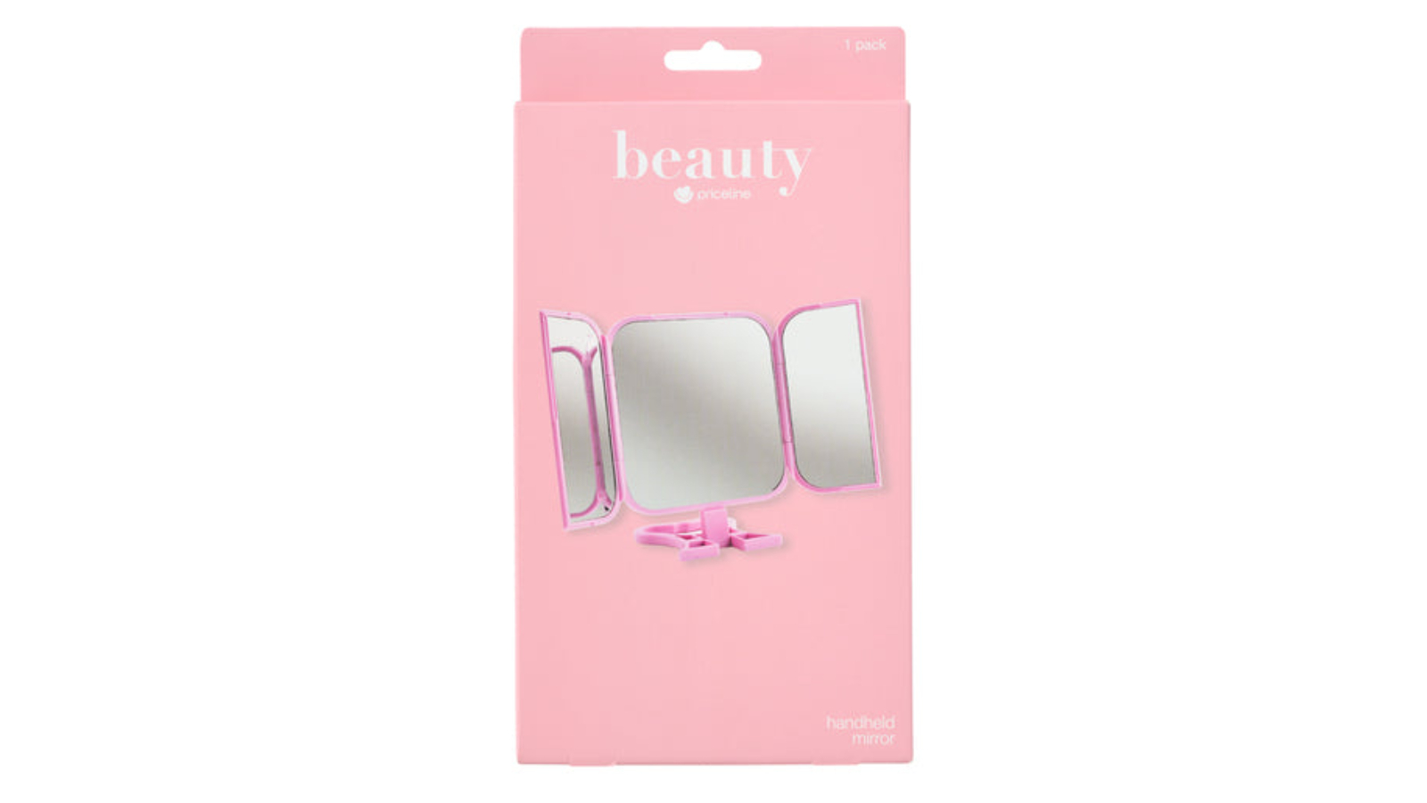 Priceline Handheld Mirror - Pink | Harvey Norman