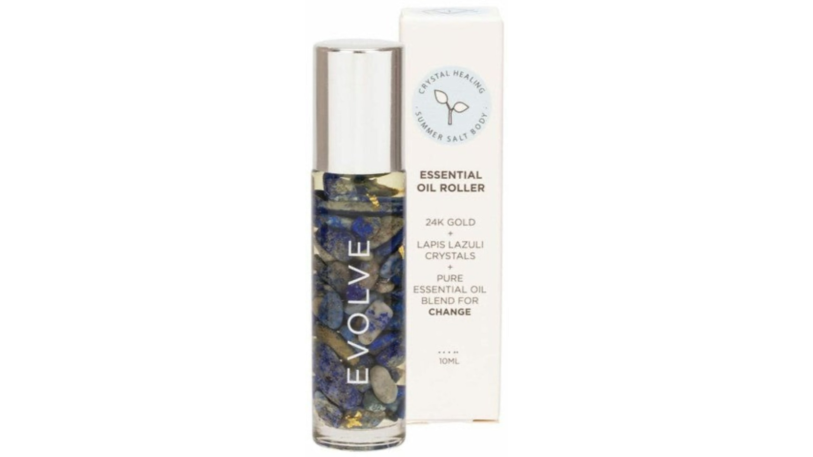 Summer Salt Body 10ml Roller Evolve Lapis Lazuli Crystal Essential Oil ...