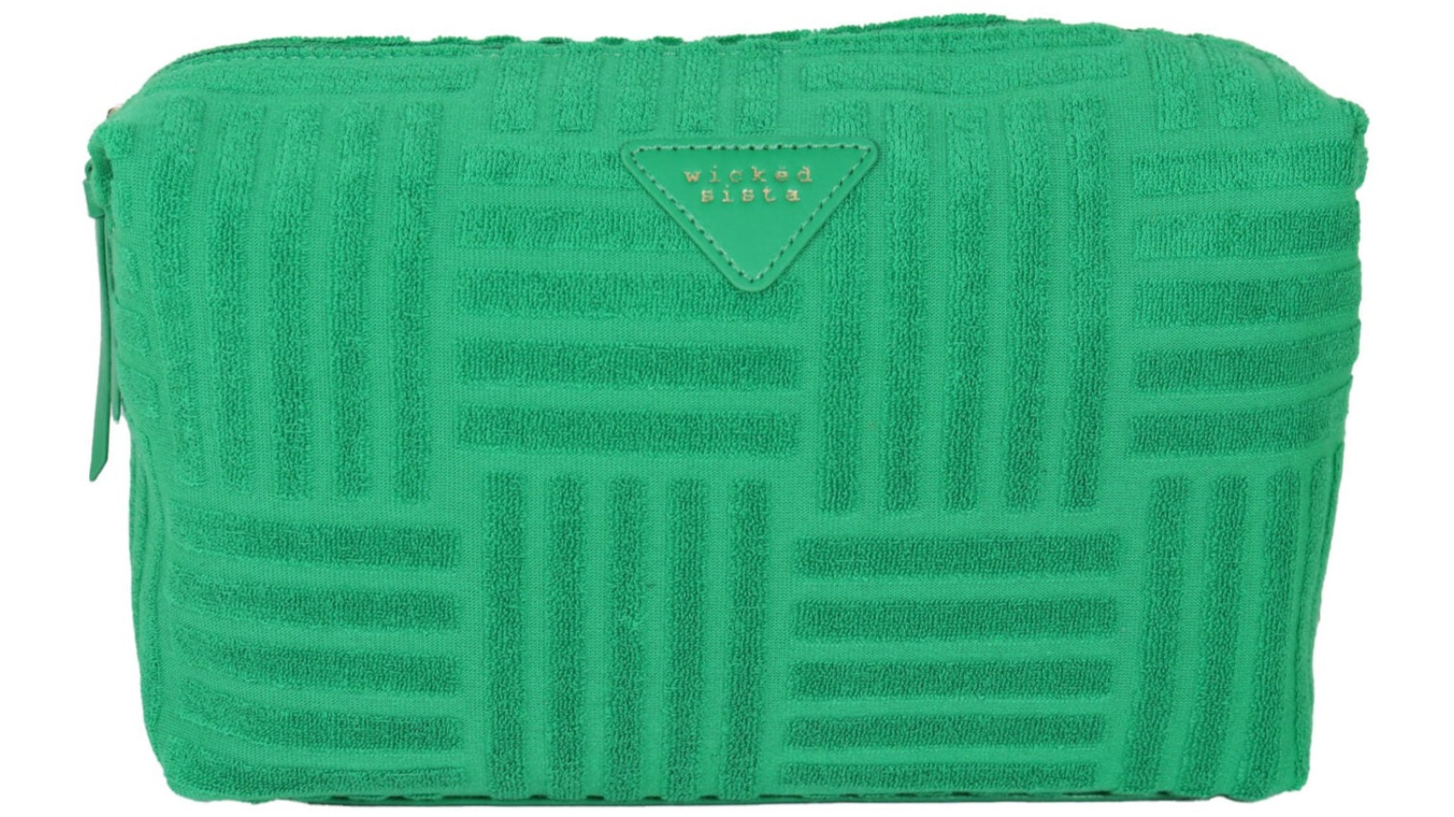 Wicked SIsta Jade Green Terry Tile Duffle Cosmetic Bag | Harvey Norman
