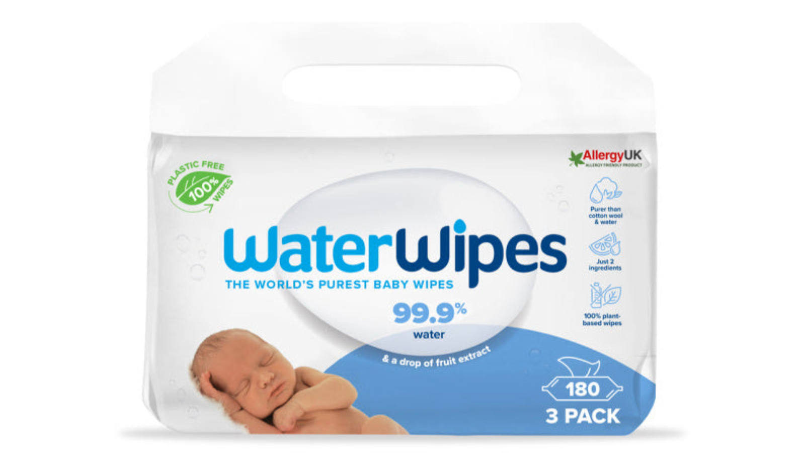 Water Wipes 3 Piece Value Pack - Set of 60 | Harvey Norman
