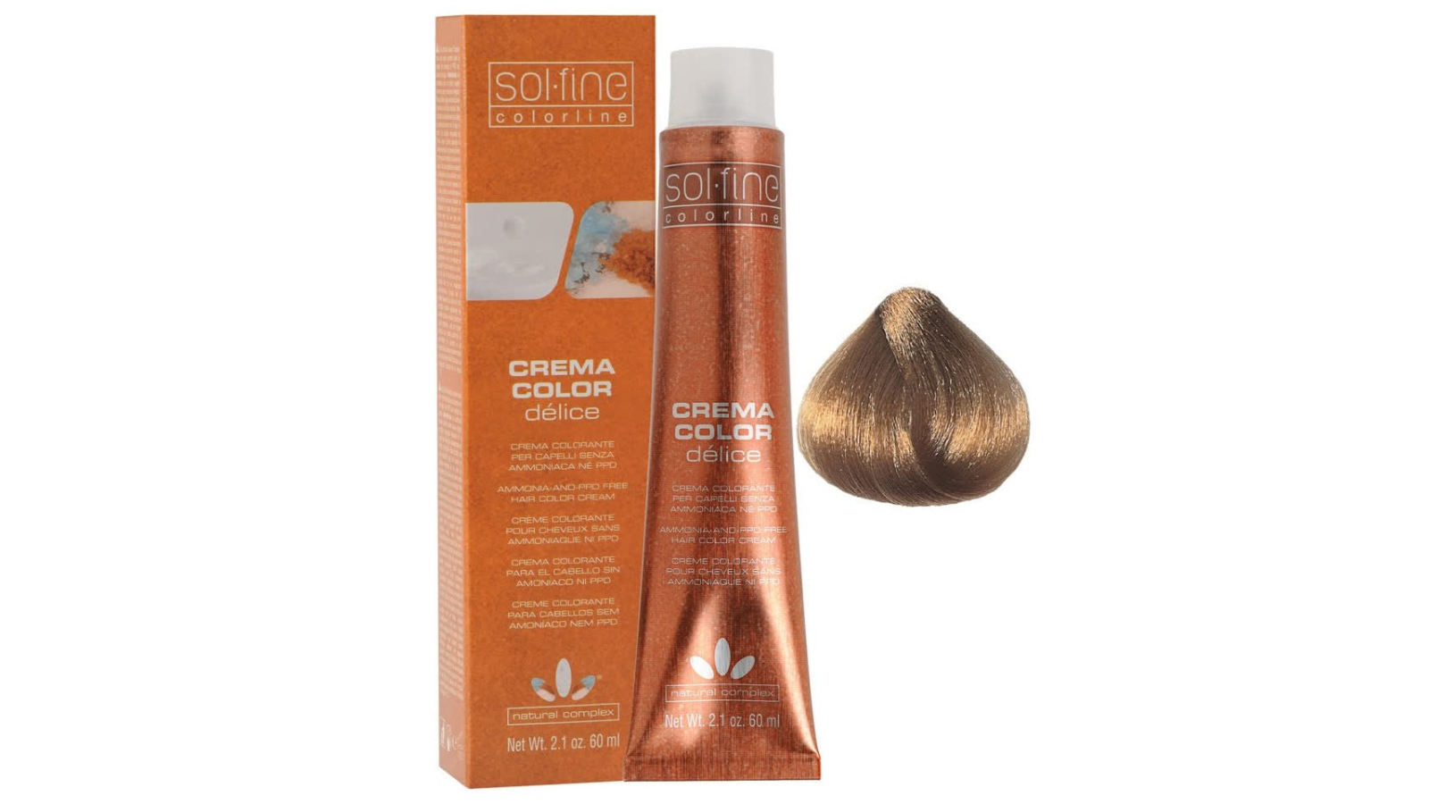 Solfine Crema Color Delice - 8.3 Light Golden Blonde | Harvey Norman
