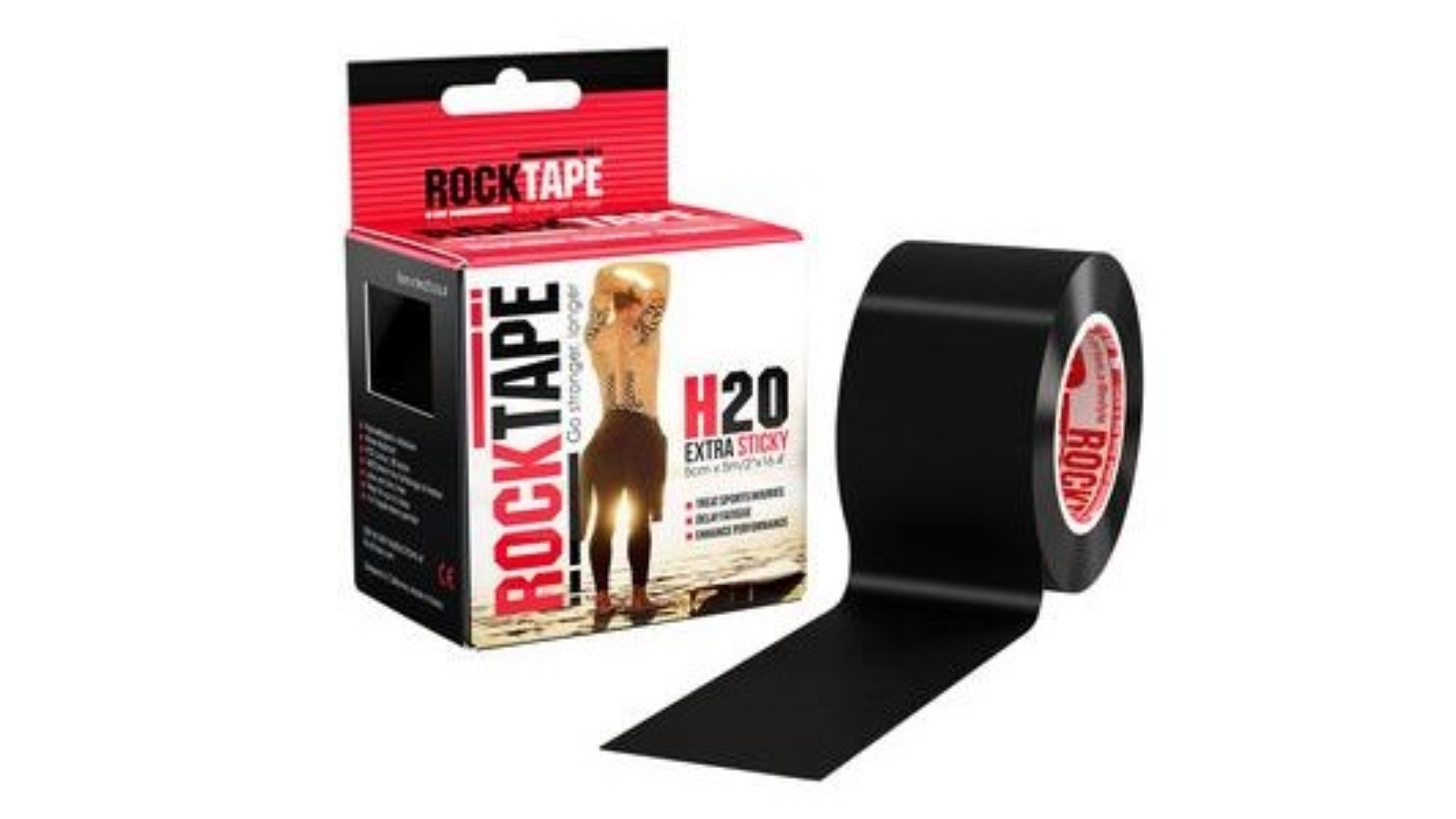 RockTape 5cm x 5m Kinesiology Tape - Black | Harvey Norman