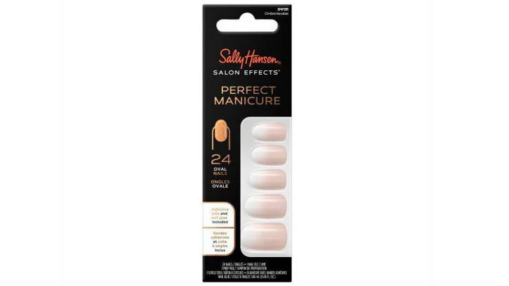 Sally Hansen Perfect Manicure Ombre Lievable Press On Oval Nails - 24 ...