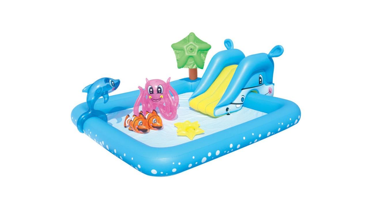 Bestway 308 Litre Fantastic Aquarium-Themed Play Centre with Detachable ...