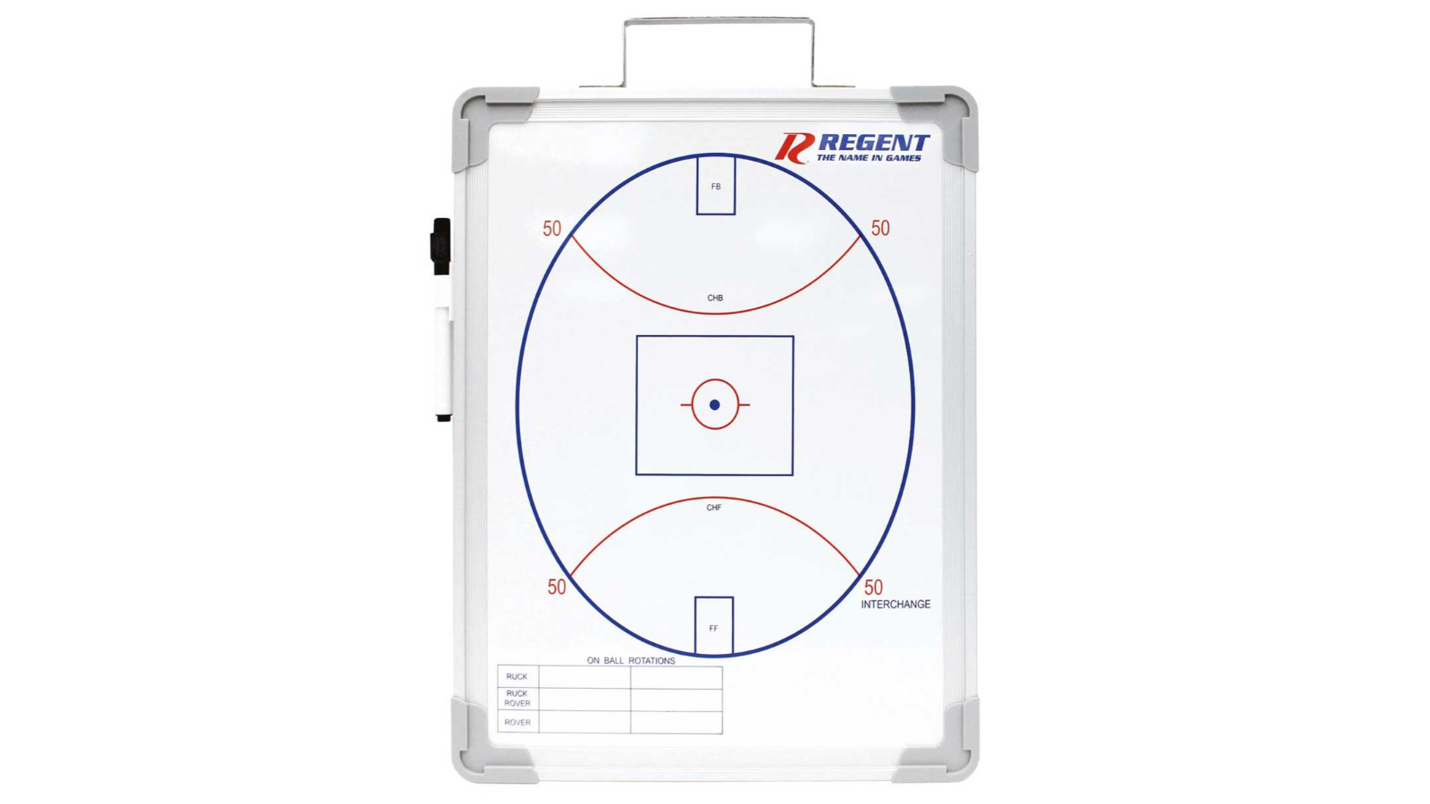 Regent Aussie Rules Football Coaches Board Magnetic Tactic Whiteboard ...
