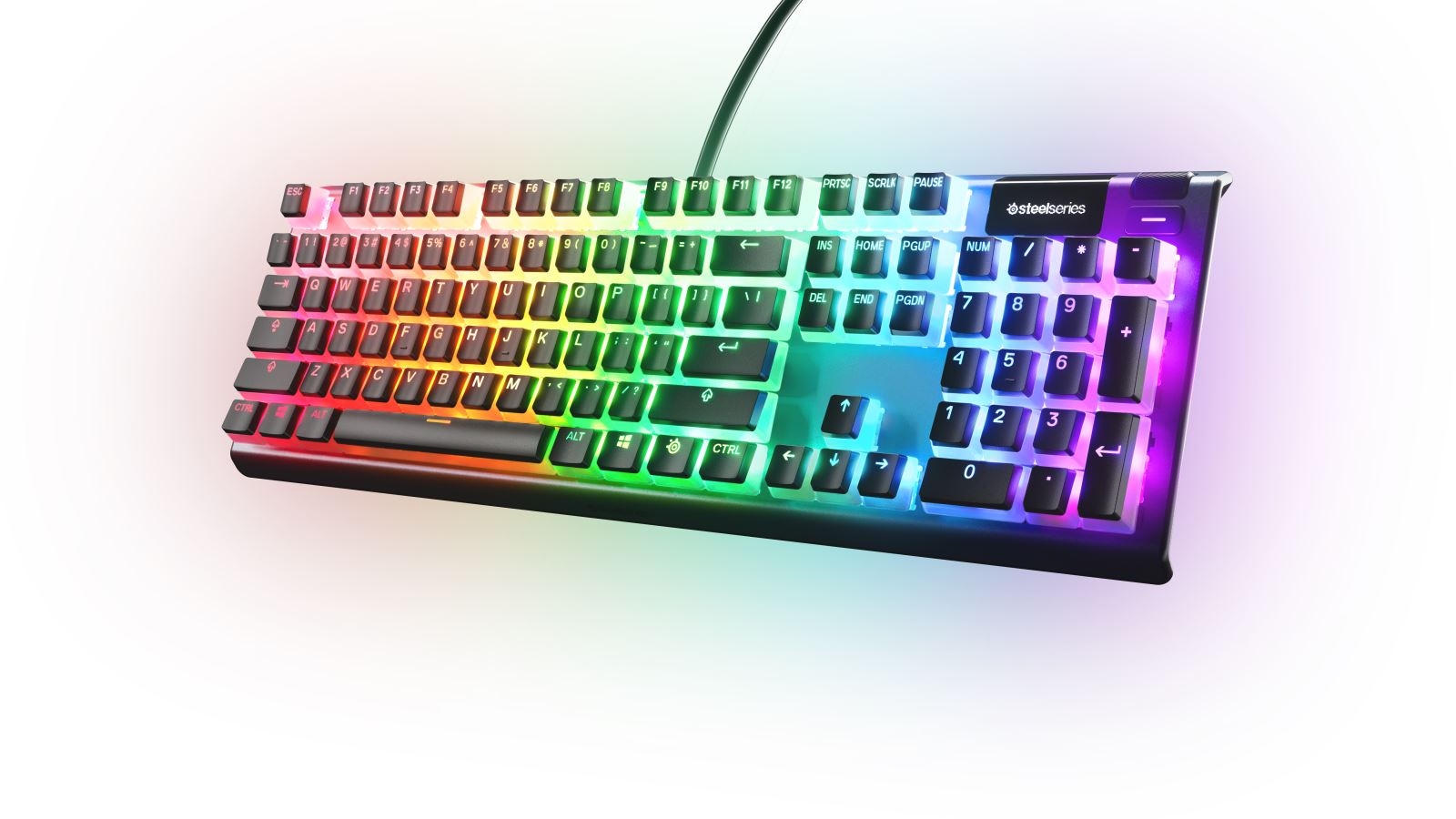 SteelSeries Prismcaps Universal Double Shot PBT Keycaps - Black ...