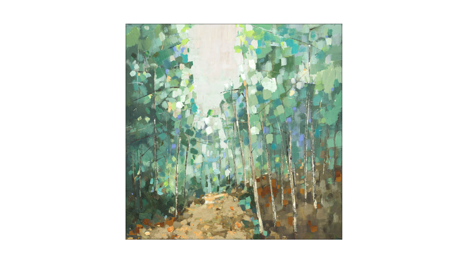 La Grolla Backwoods I Unframed Canvas Wall Art - 120 x 120cm | Harvey ...