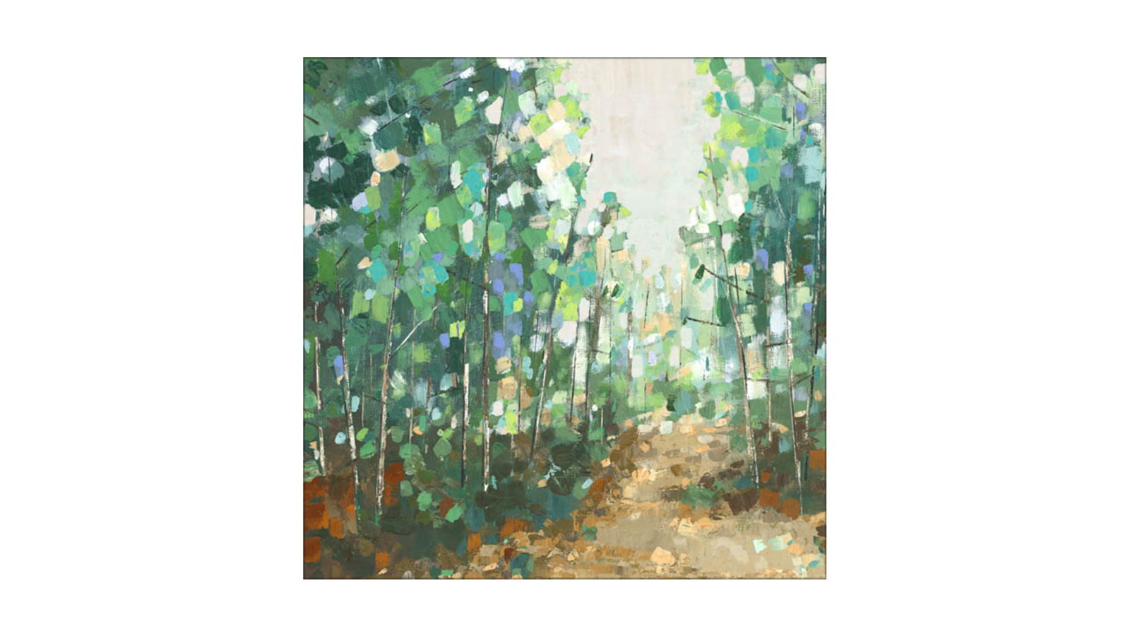 La Grolla Backwoods II Unframed Canvas Wall Art - 120 x 120cm | Harvey ...