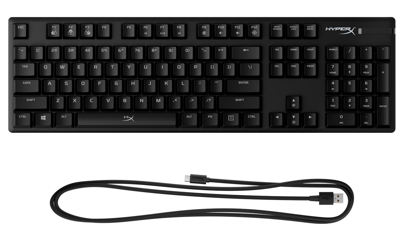 HyperX Alloy Origins RGB Mechanical Gaming Keyboard with HX Red Switch ...