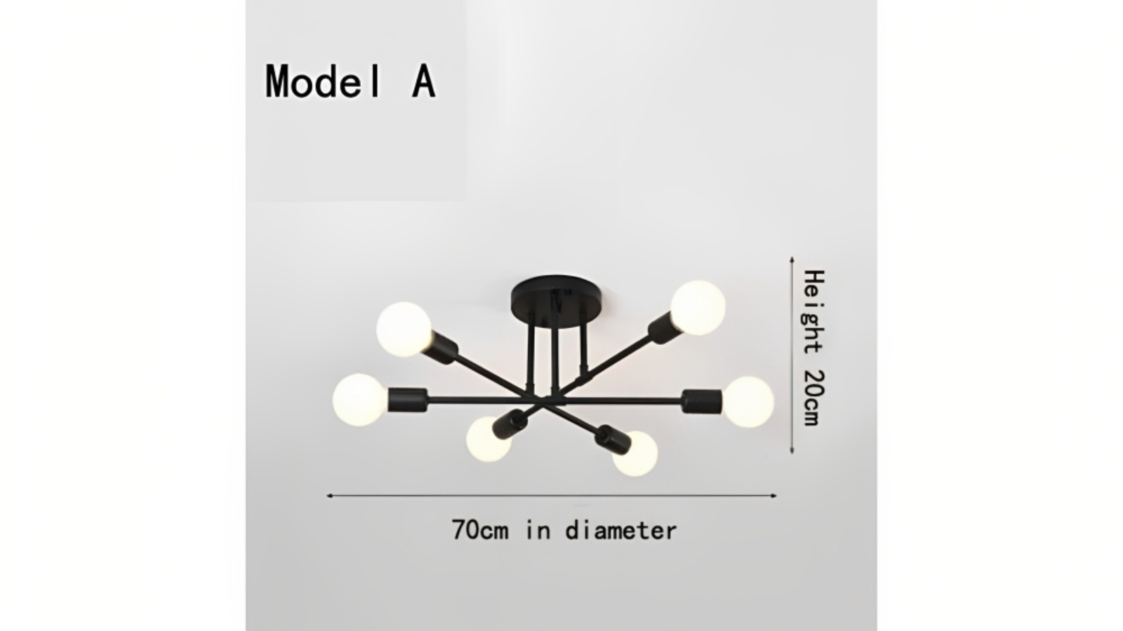 NNEOBA Modern Long Pole Rotating Ceiling Lamp | Harvey Norman