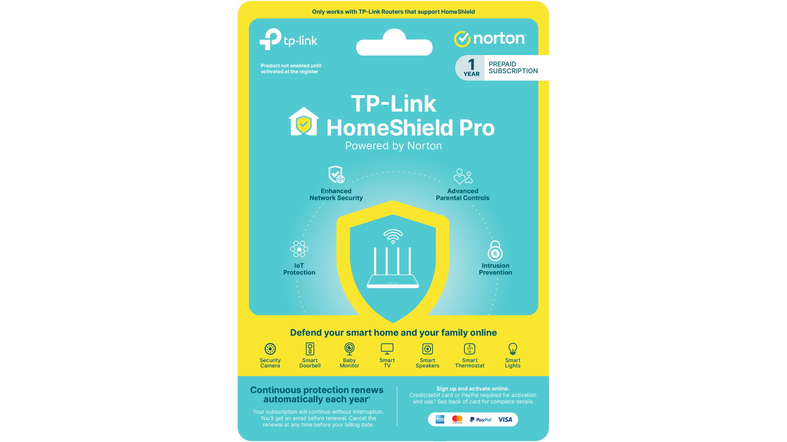 Norton TP-Link HomeShield Pro Digital Download - 1 Year | Harvey Norman