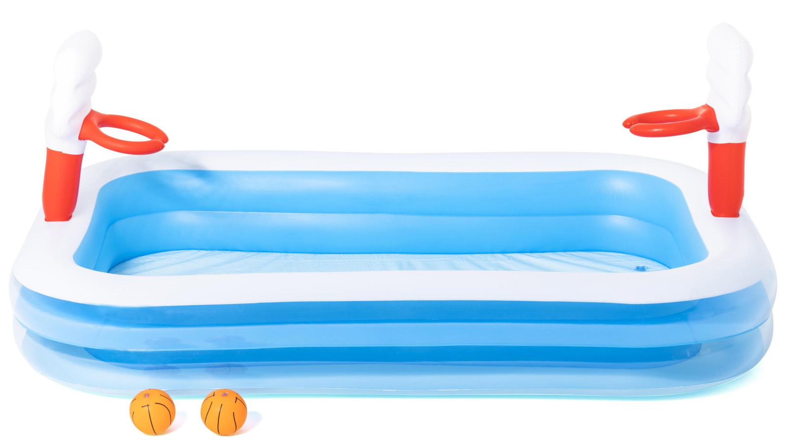 Bestway Inflatable Basketball Play Pool - 251x168x102cm | Harvey Norman