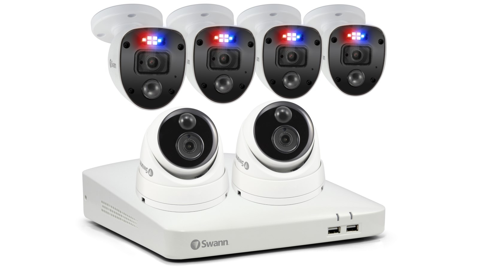 Swann Enforcer 8 Channel 1080p FHD DVR Security System with 4 Bullet ...