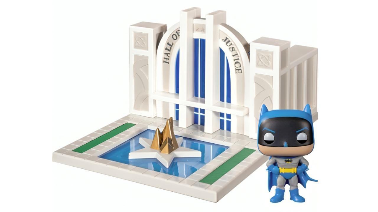 DC Batman with Hall of Justice 80th Anniversary Pop Town | Harvey Norman