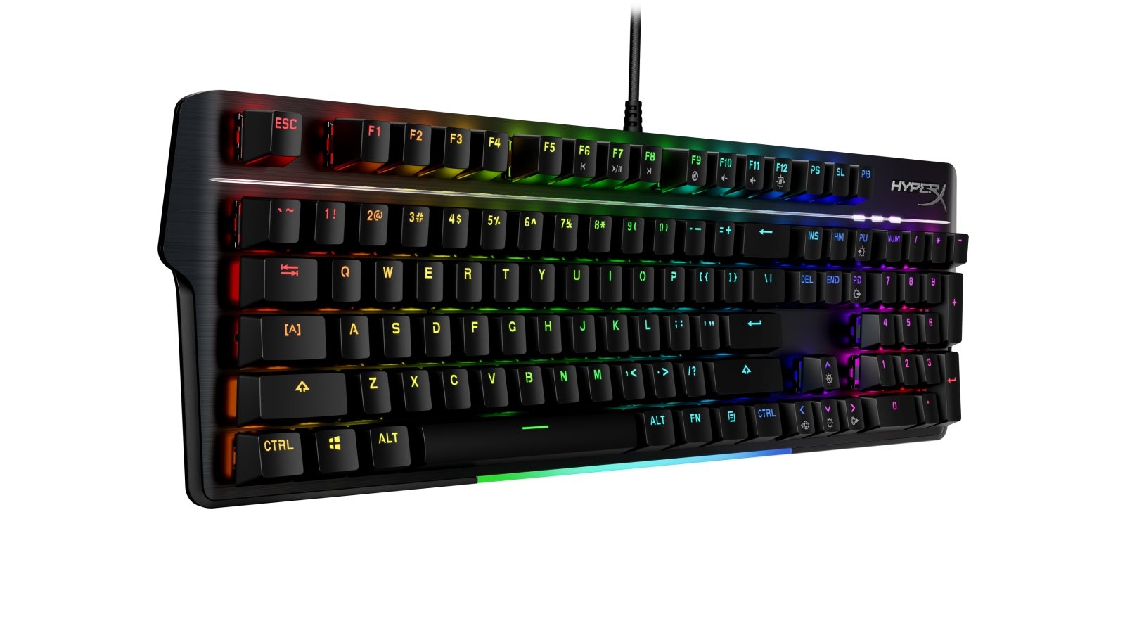 HyperX Alloy MKW100 RGB Mechanical Gaming Keyboard with Red Switch ...