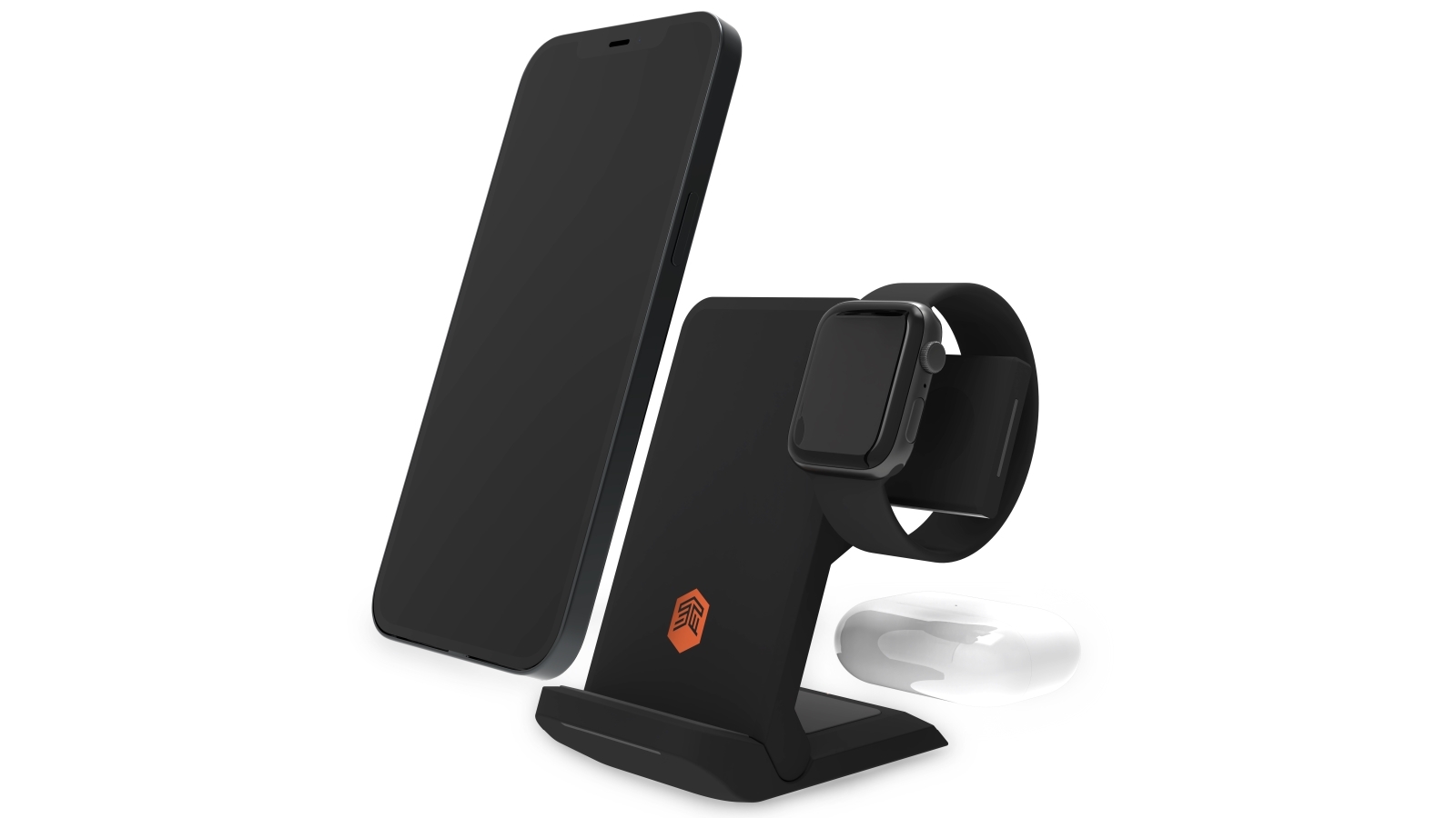 STM ChargeTree Go Wireless Charger with 20W Wall Plug - Black | Harvey ...