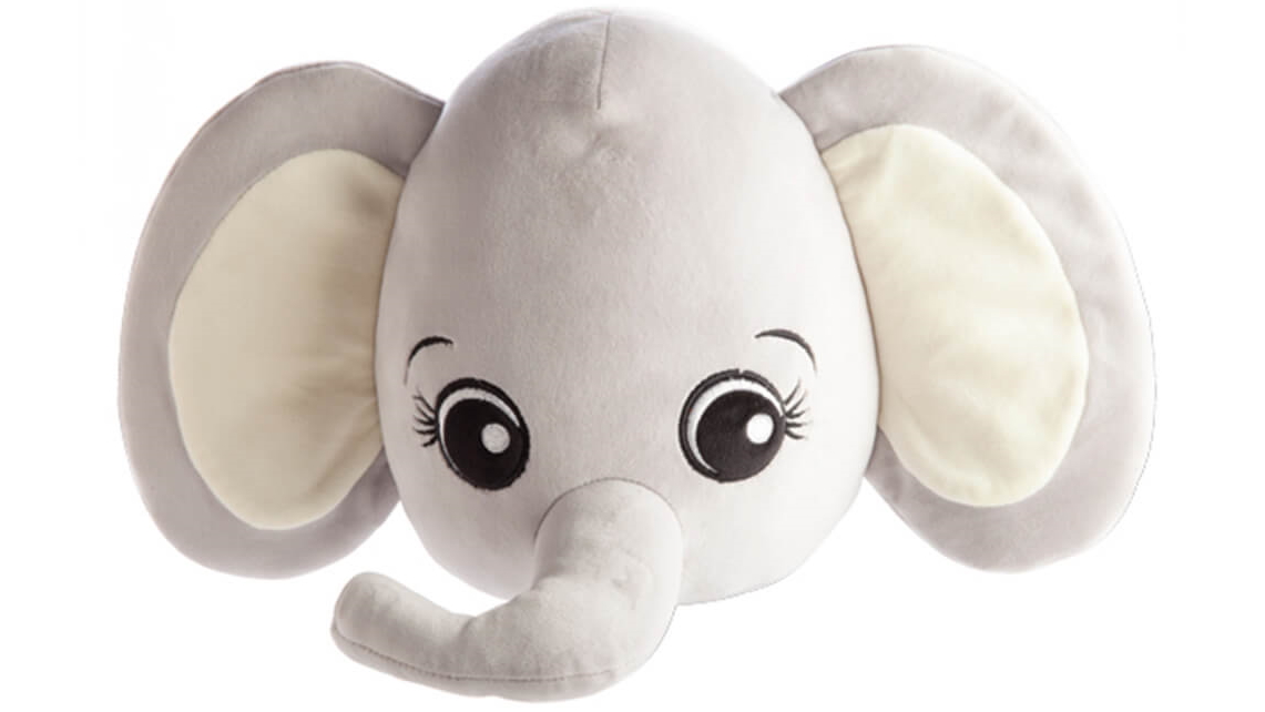 Mallow Pals Cushion - Elephant | Harvey Norman