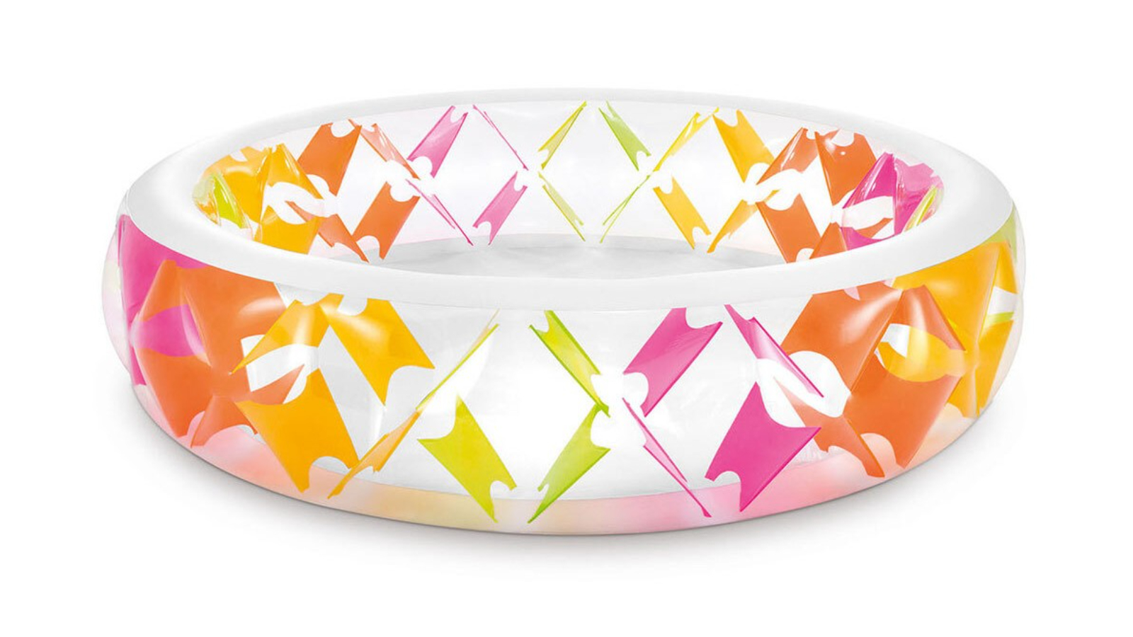 Intex 2.29m Kids Inflatable Round Swin Center Pinwheel Swimming Pool ...