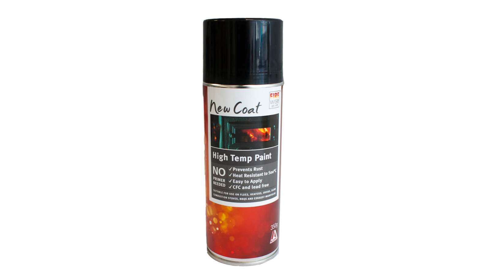 Latest Buys RubbedIn Stove Spray-On Black Paint - 350g | Harvey Norman