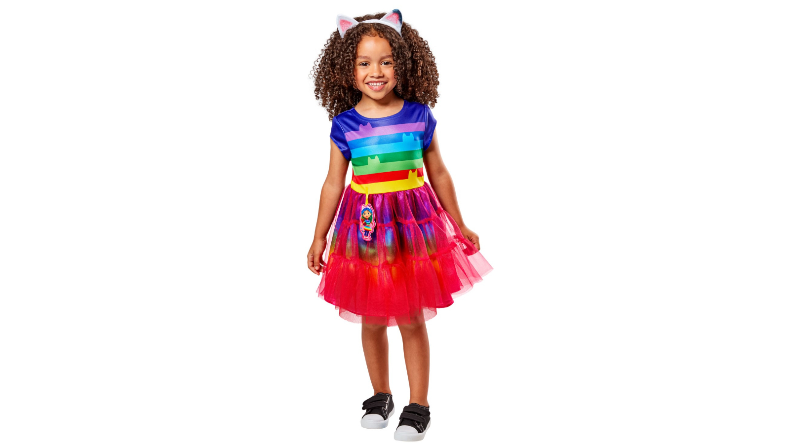 Gabby Dollhouse Gabby Rainbow 2 Child Tutu Costume - 3-5 Years | Harvey ...