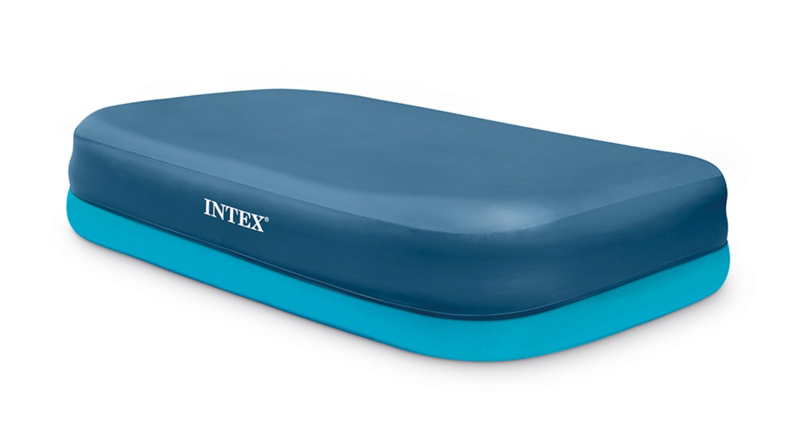 Intex Rectangular Cover for Kids Inflatable Swimming Pool - Blue ...