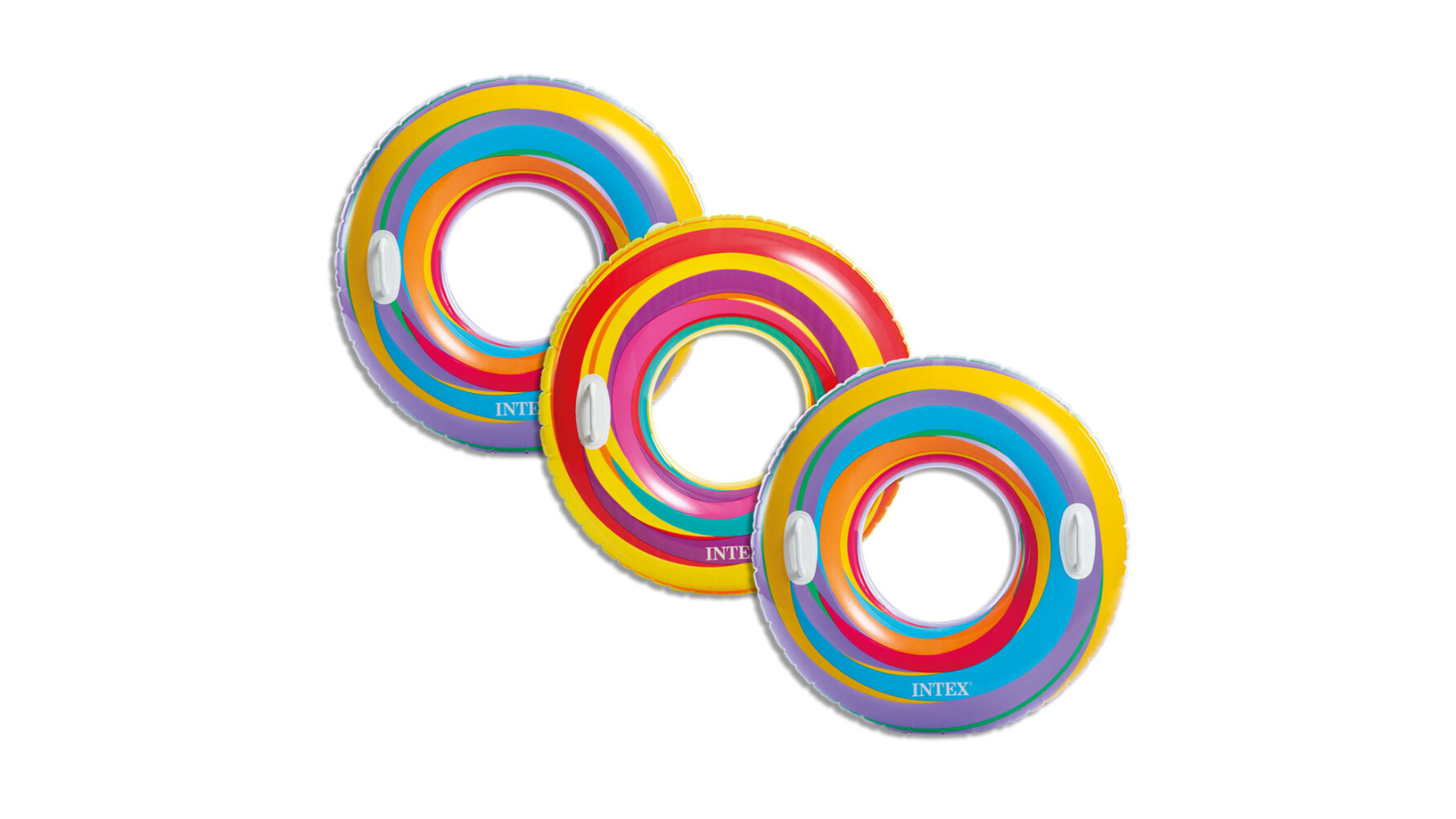 Intex 3 Piece Assorted Inflatable Swirly Whirly Tube - 91cm | Harvey Norman