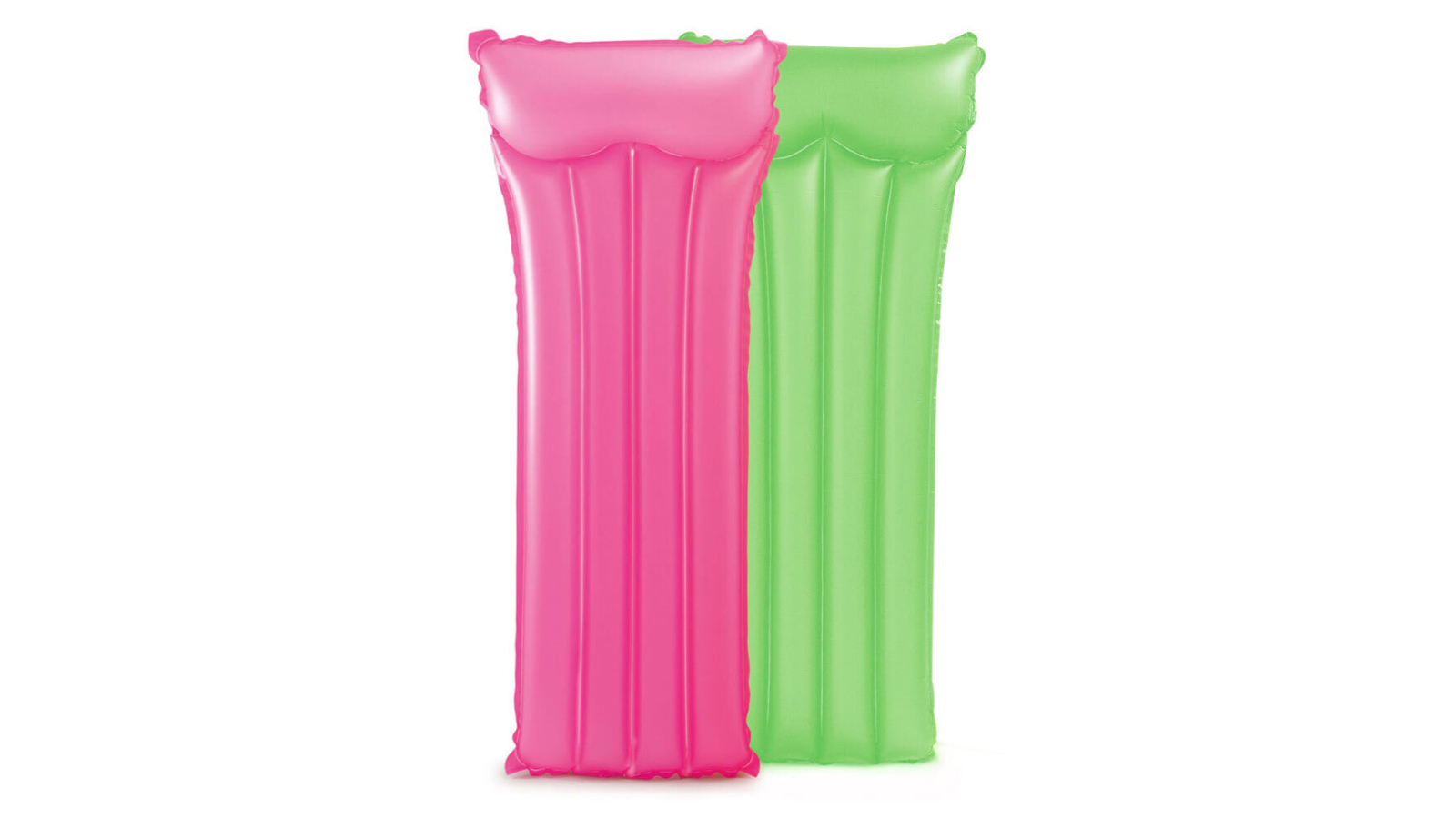 Intex 2 Piece Neon Frost Inflatable Air Mats Raft | Harvey Norman