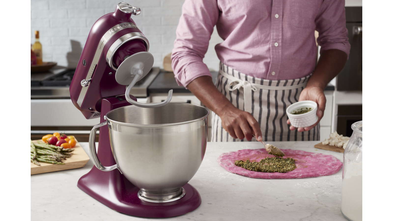 Kitchenaid Artisan Stand Mixer- Beetroot | Harvey Norman