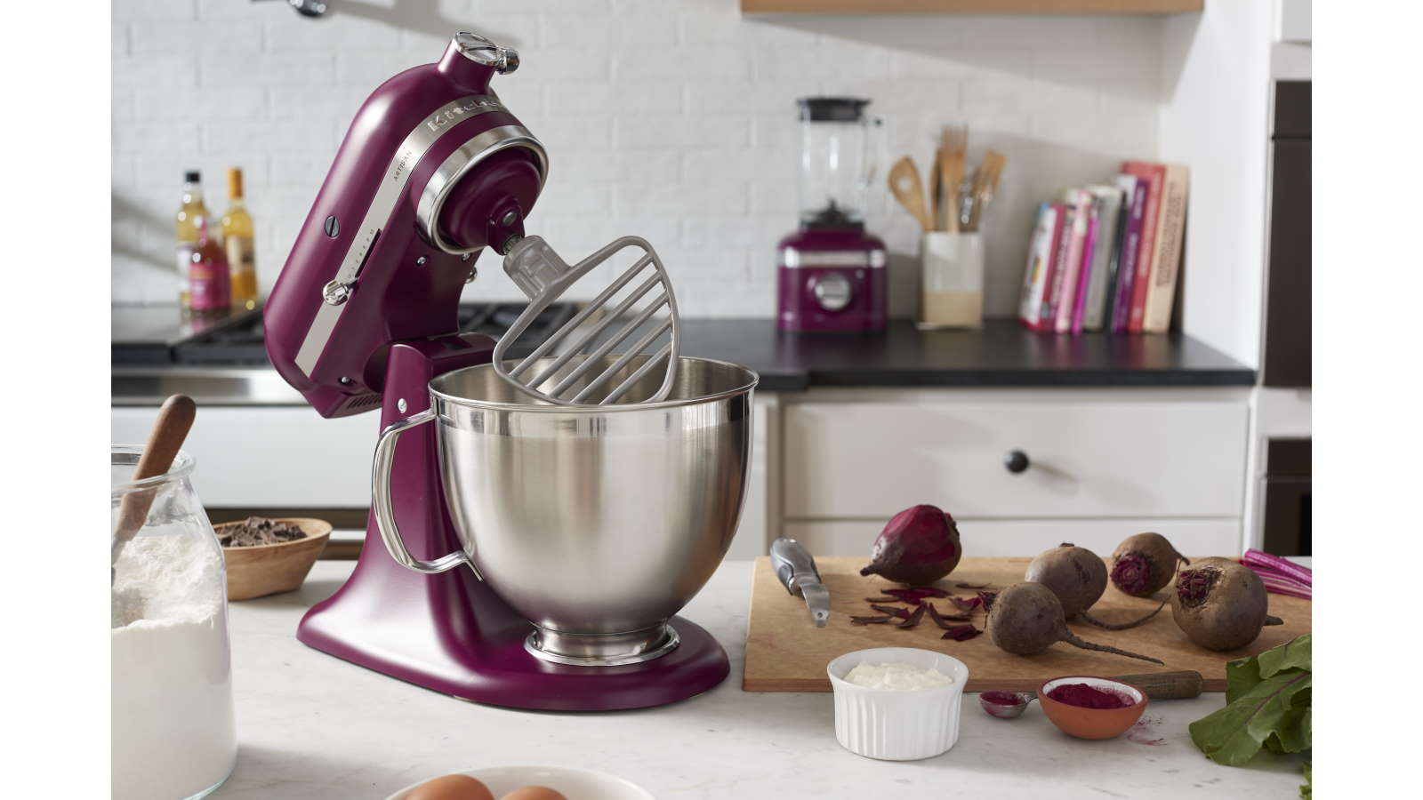 Kitchenaid Artisan Stand Mixer- Beetroot | Harvey Norman