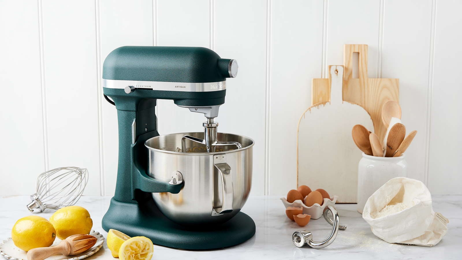 KitchenAid Bowl Lift Stand Mixer - Pebbled Palm | Harvey Norman