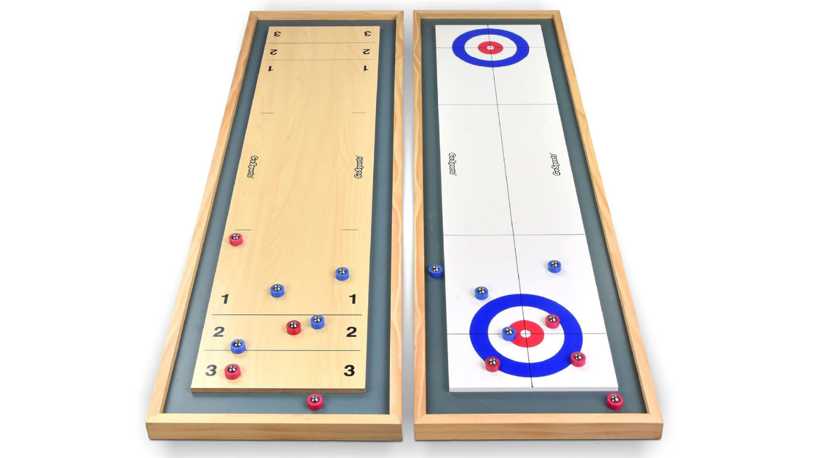 GoSports Shuffleboard And Curling 2-in-1 Game Table | Harvey Norman