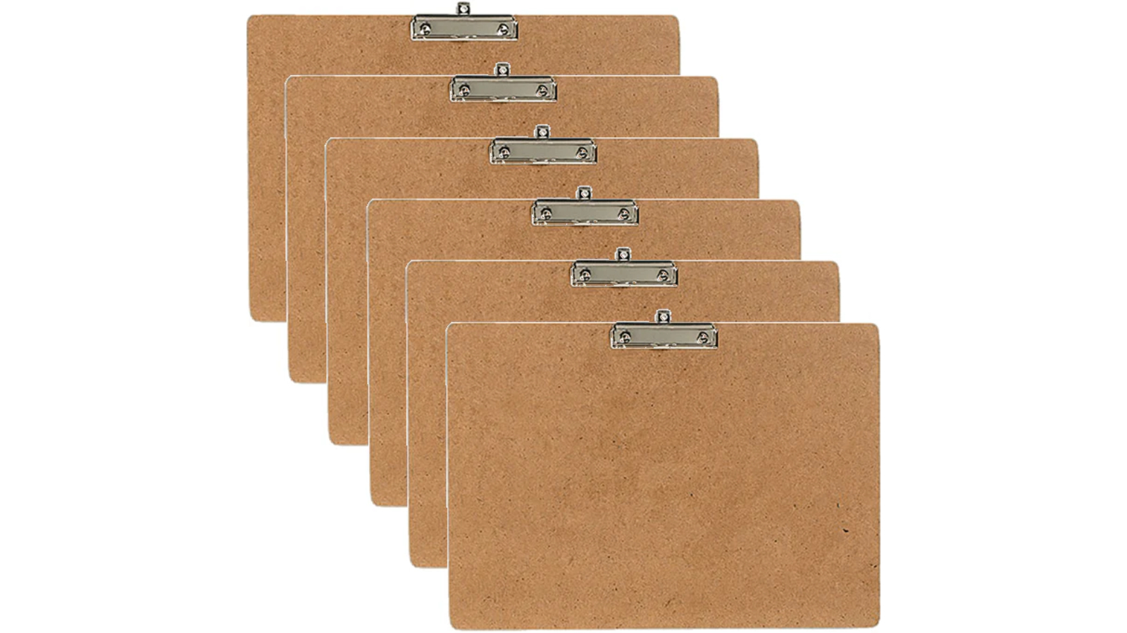 Marbig Pack of 6 A3 Masonite Clipboard Wire Clip - Large | Harvey Norman