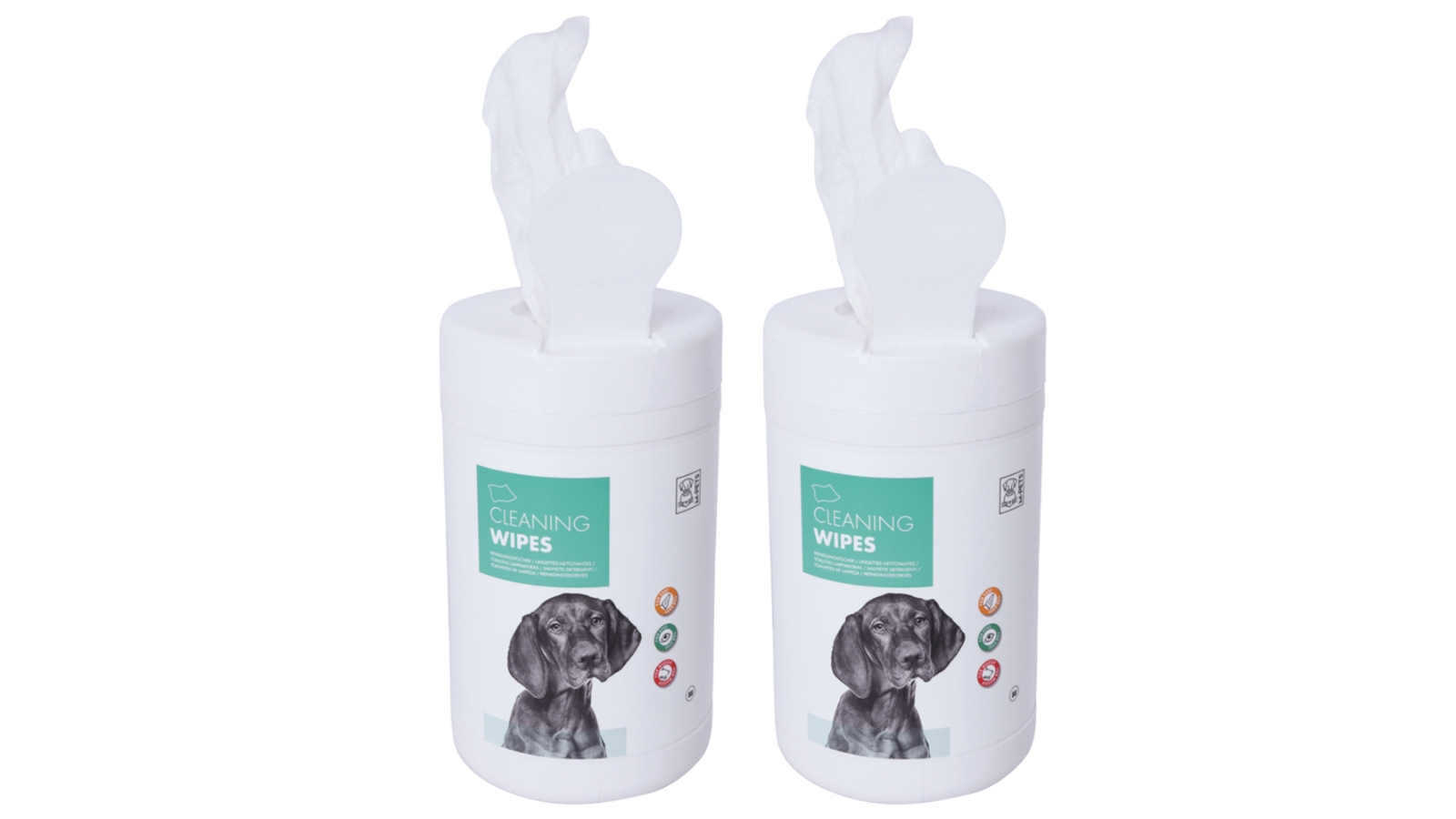 M-Pets 80 Piece Dog Cleaning Wipes - Pack of 2 | Harvey Norman