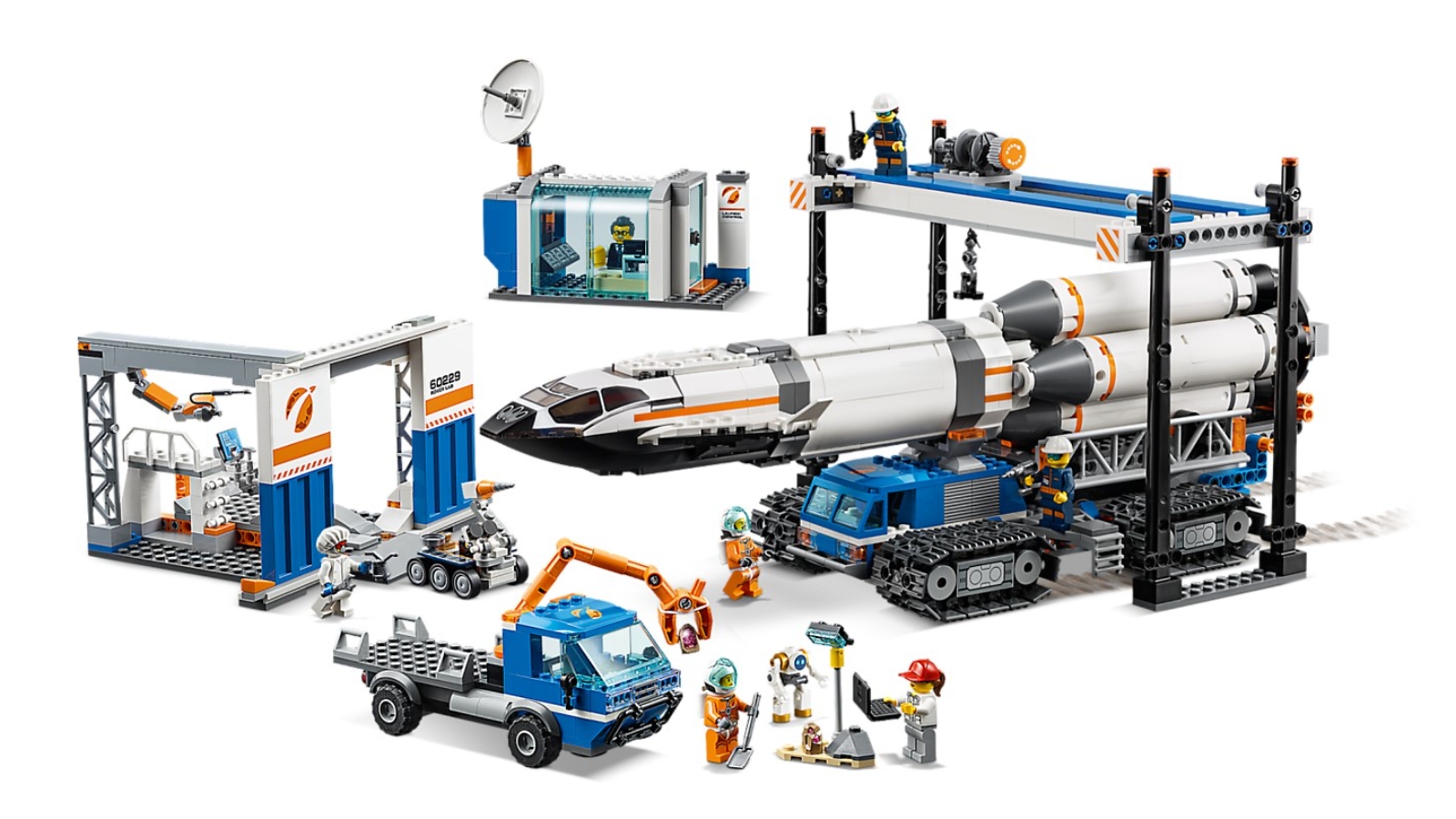 Lego City 60229 Rocket Assembly and Transport | Harvey Norman