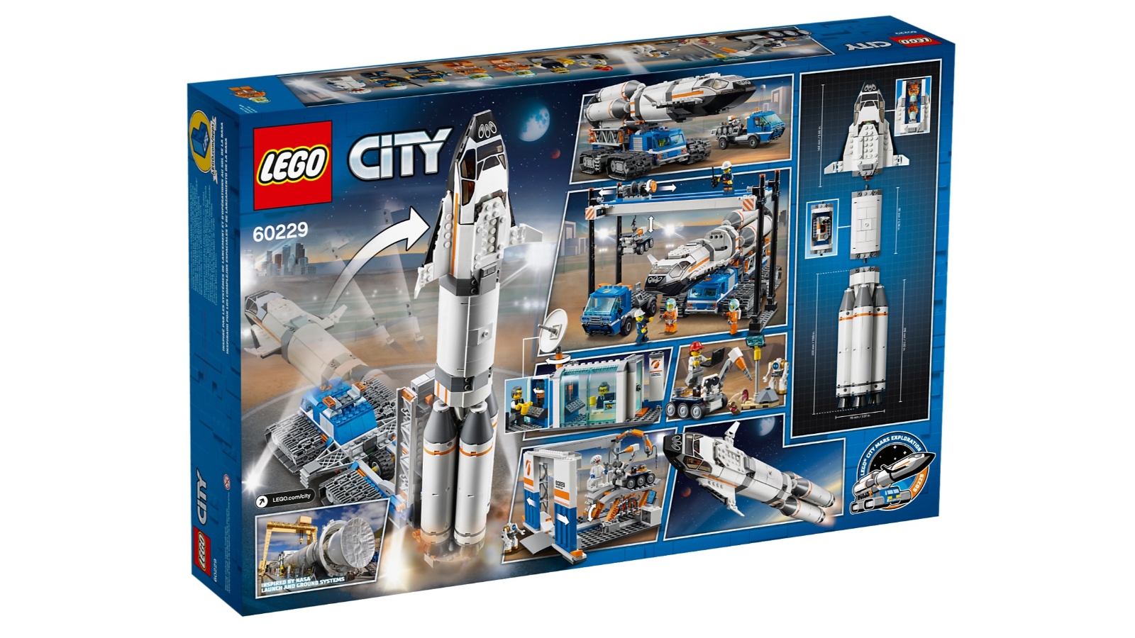 Lego City 60229 Rocket Assembly and Transport | Harvey Norman
