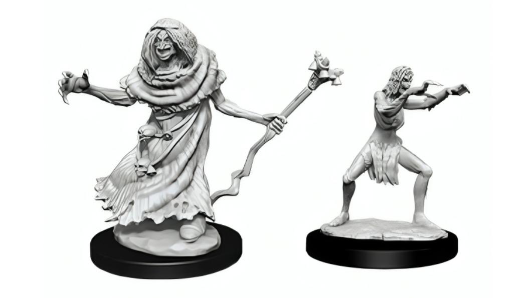 Gaming Sea Hag and Bheur Hag Nolzurs Marvelous Unpainted Miniature ...