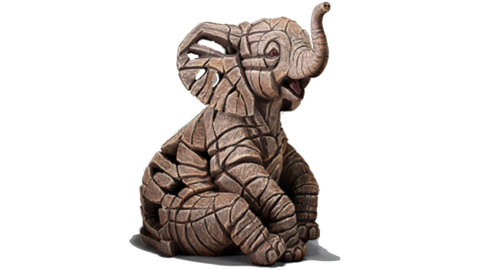 Edge Sculpture Elephant Calf Small Figure - 24cm | Harvey Norman