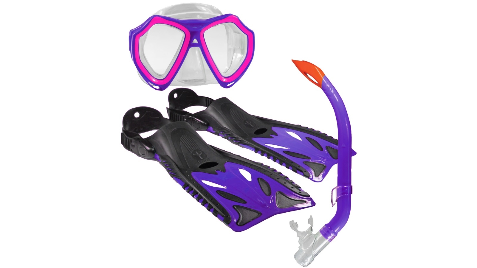 Land and Sea Sports Nipper Junior Snorkel Set - Violet | Harvey Norman