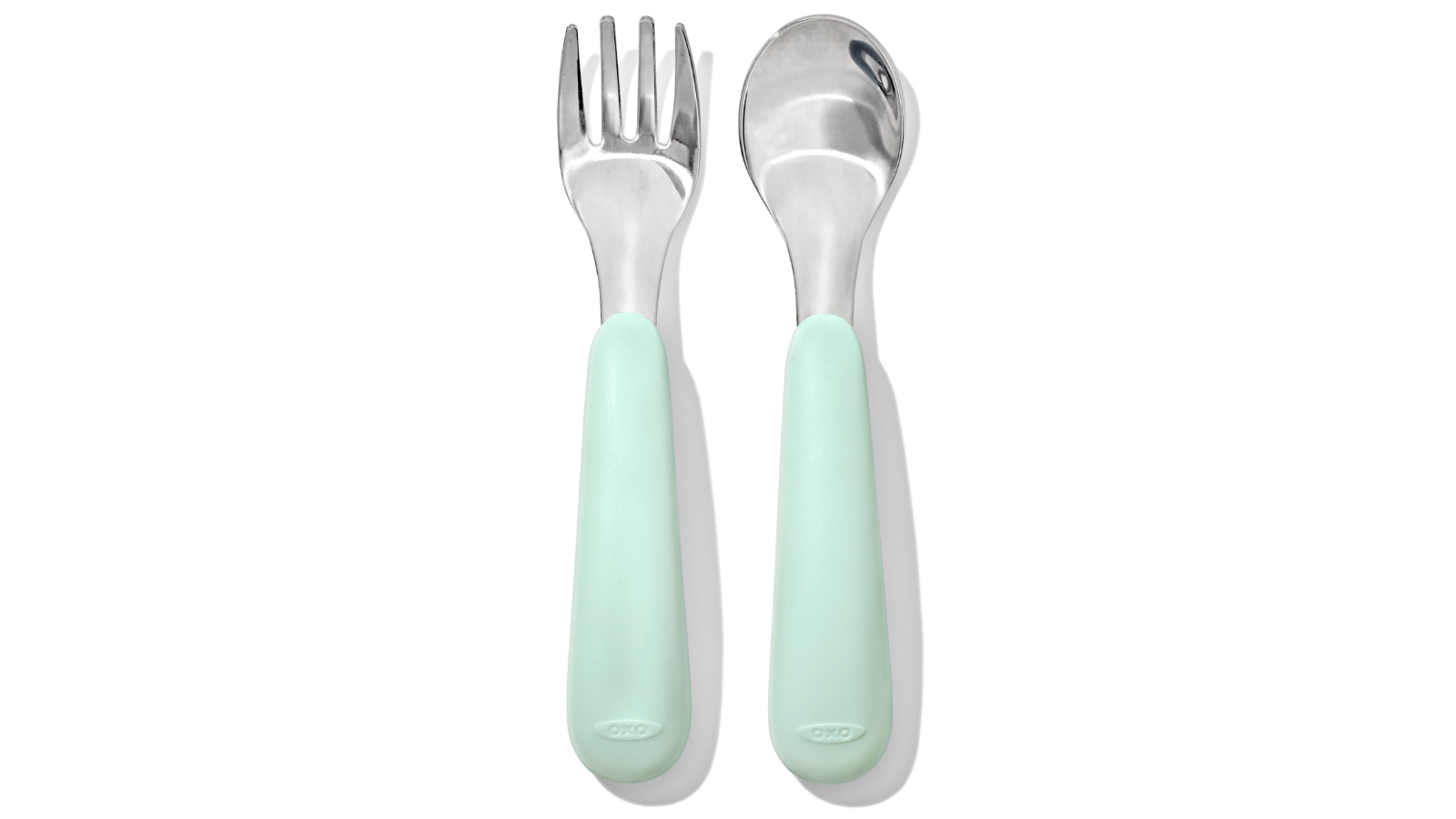 Oxo Tot Fork and Spoon Set - Opal | Harvey Norman