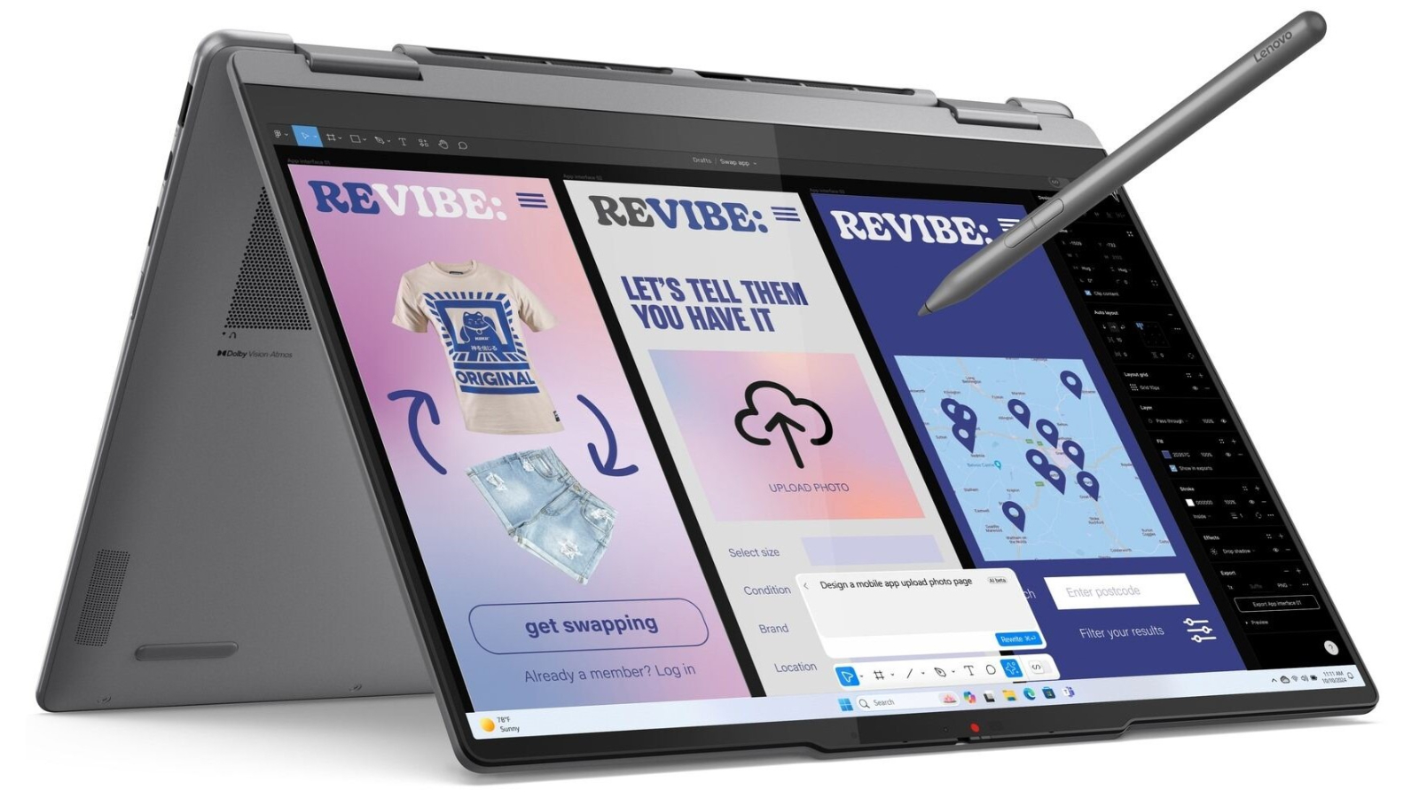 Lenovo Yoga 7 14-inch OLED Intel Core Ultra 5-226V/16GB/512GB SSD Next Gen AI CoPilot+ 2-in-1 ...